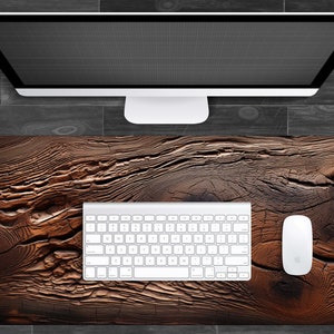 Wood Gaming Mouse Pad – Wood Texture Mouse Mat - Large Gaming Mouse Pad ...
