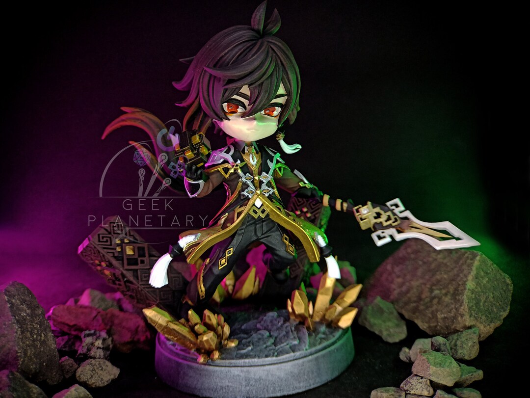 Genshin Impact Zhongli Figure Zhongli Figure Genshin Impact - Etsy