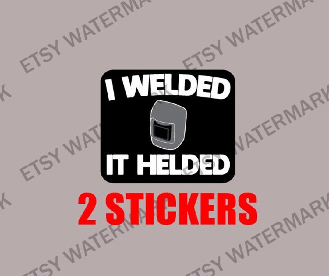 Welder Sticker - Etsy