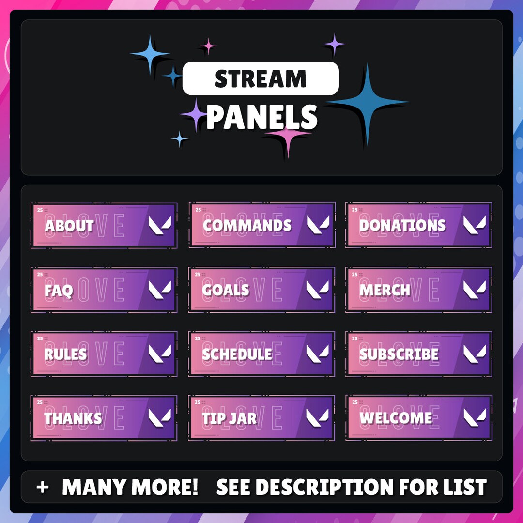 Clove | Valorant Agent | 30 Panels | Twitch - Kick - Youtube ...