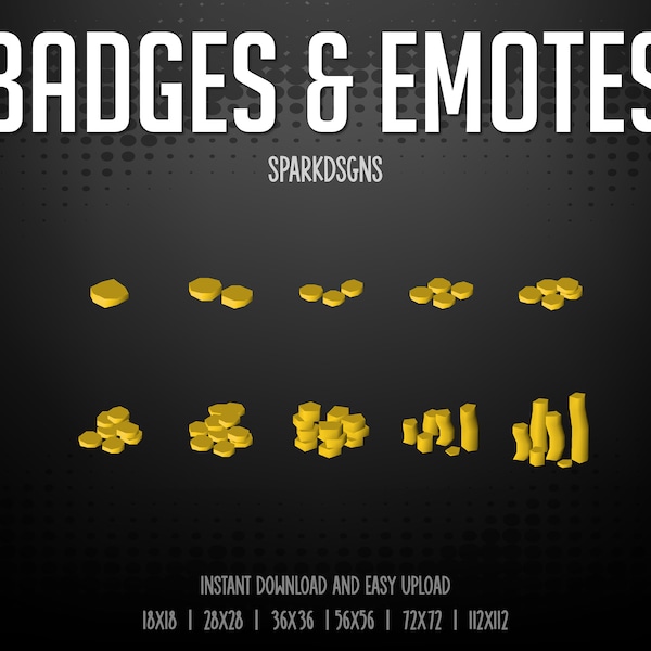 Kick Sub Badges - Etsy