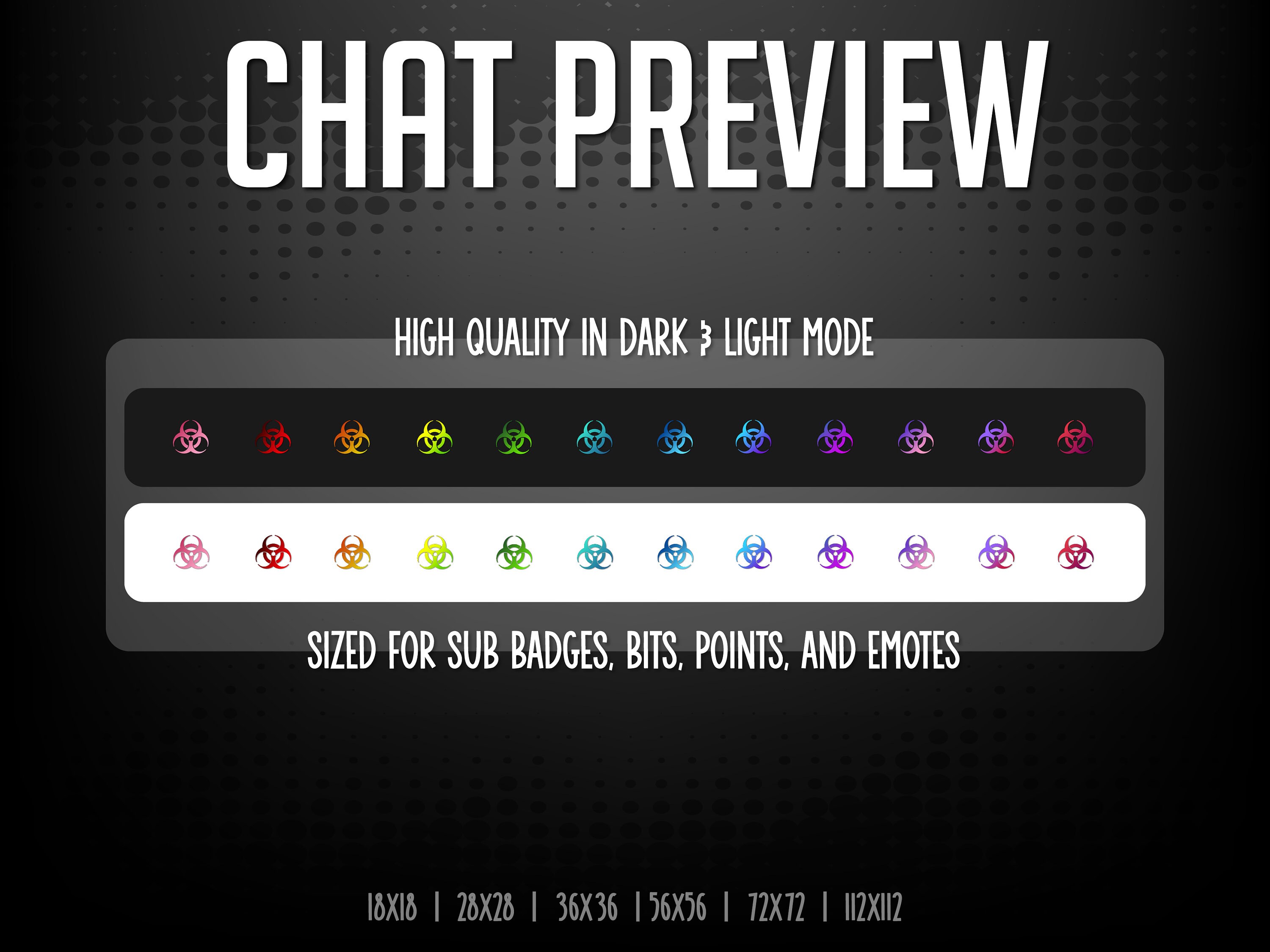 Toxic Biohazard Twitch Youtube Discord Kick Sub - Etsy