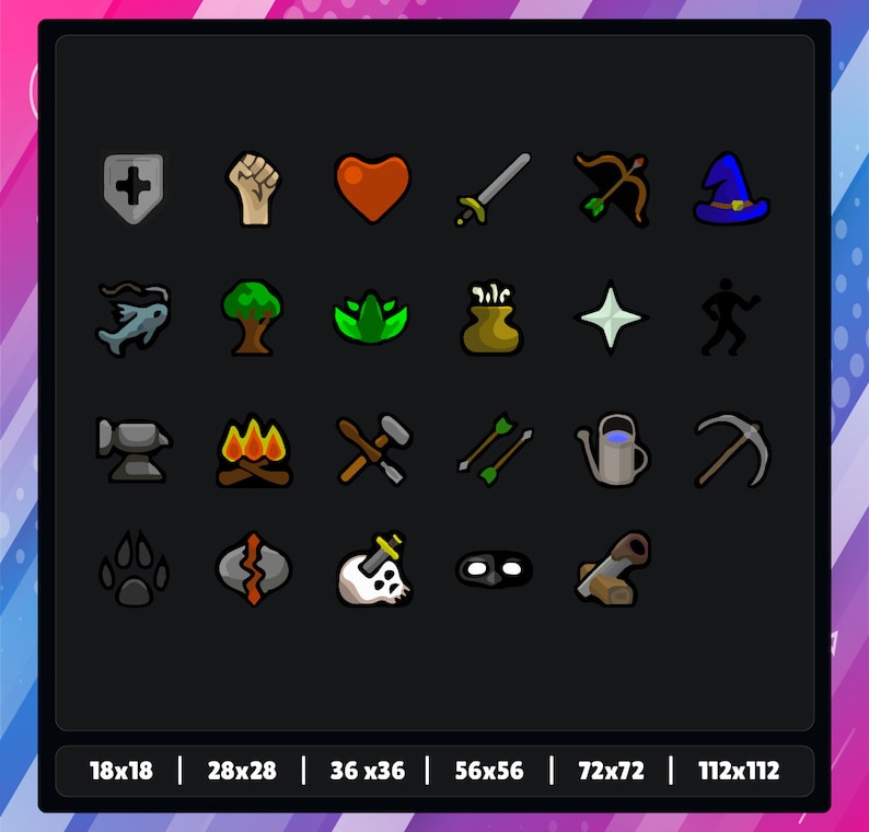 OSRS Skills | Old School Runescape | Twitch - Youtube - Discord - Kick ...