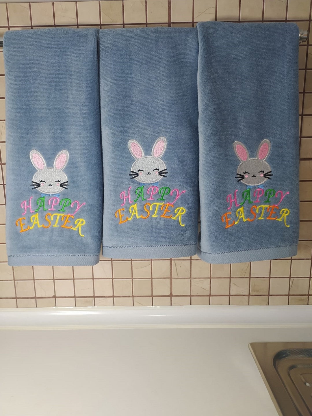 3 Pack Happy Easter Hand Towels Set, Happy Easter Day Leprechaun ...