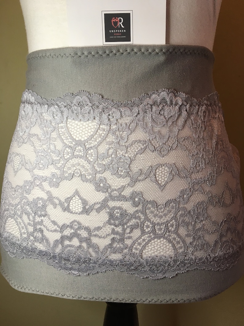 Lace Stoma Bag Cover: Cotton Ostomy Lingerie - Etsy