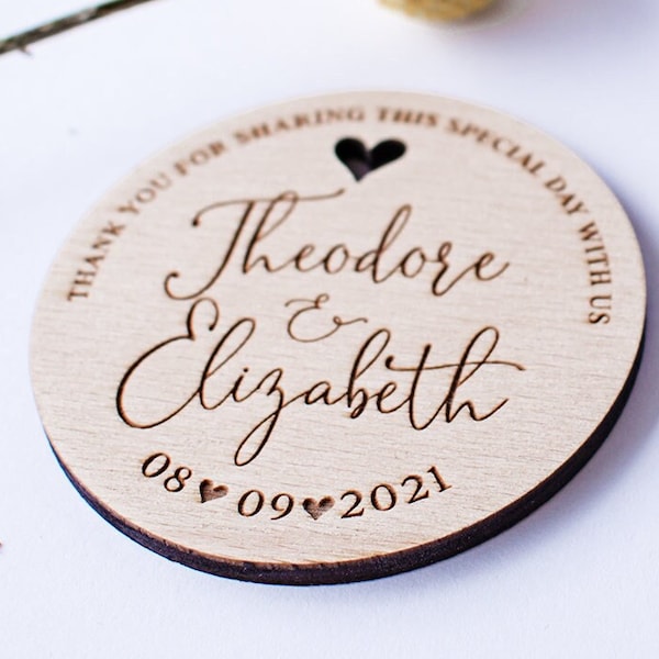 Wedding Favor Magnet - Etsy