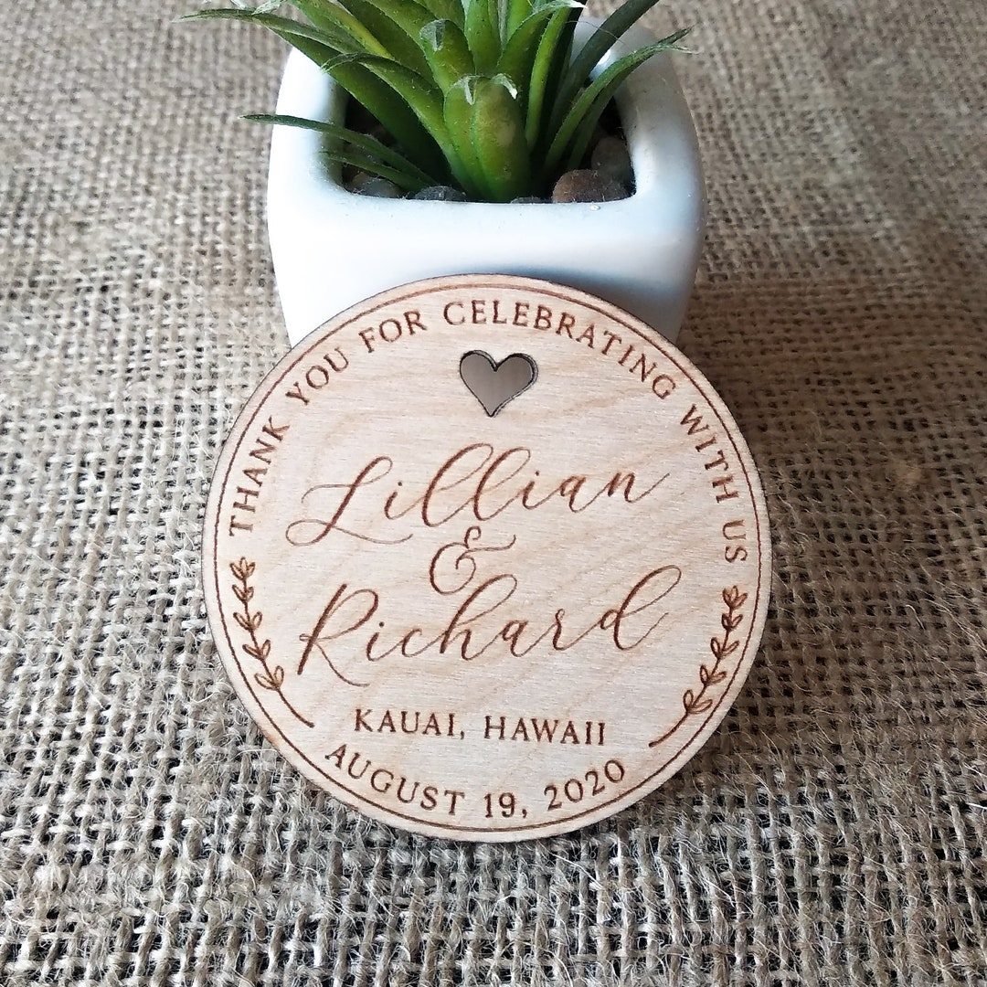Personalized Wedding Favor Magnet, Wedding Favor Magnet , Bride, Groom ...