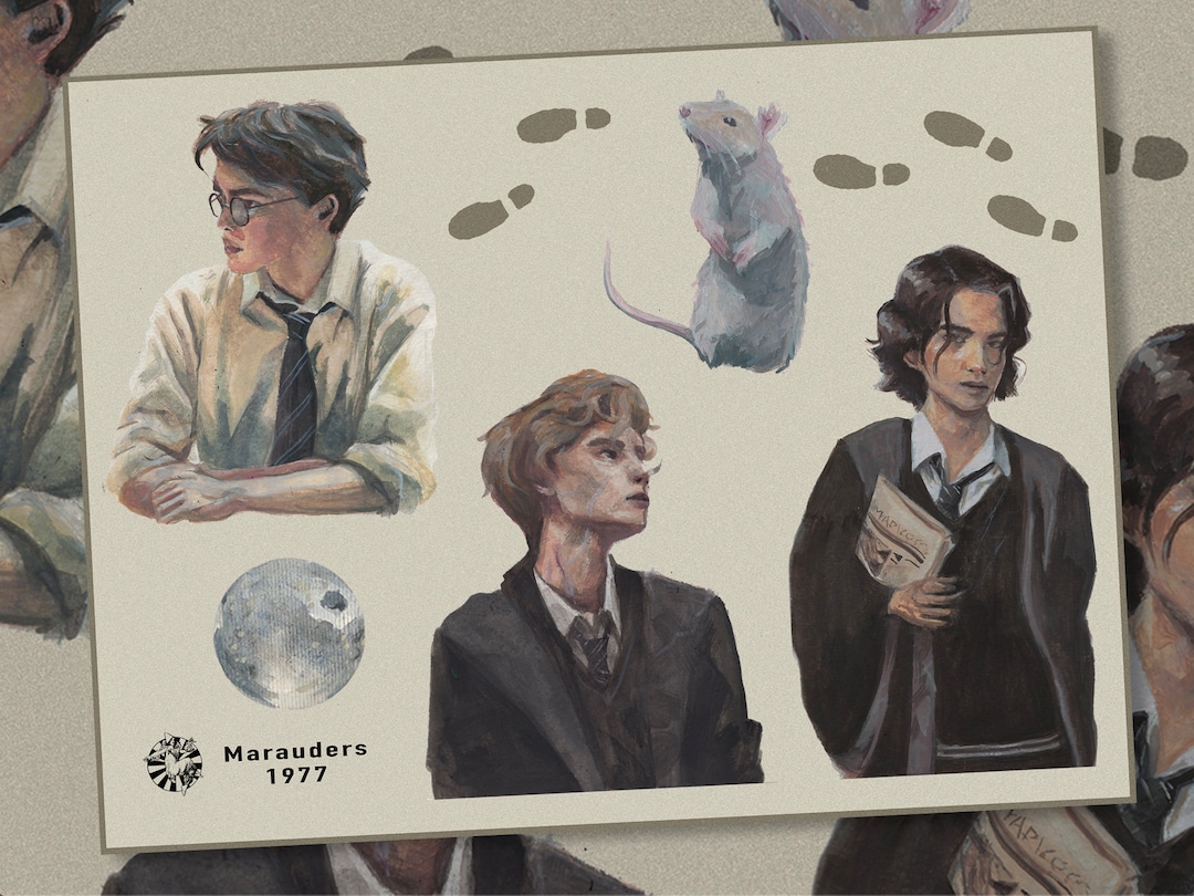 Marauders Sticker Sheet - Etsy
