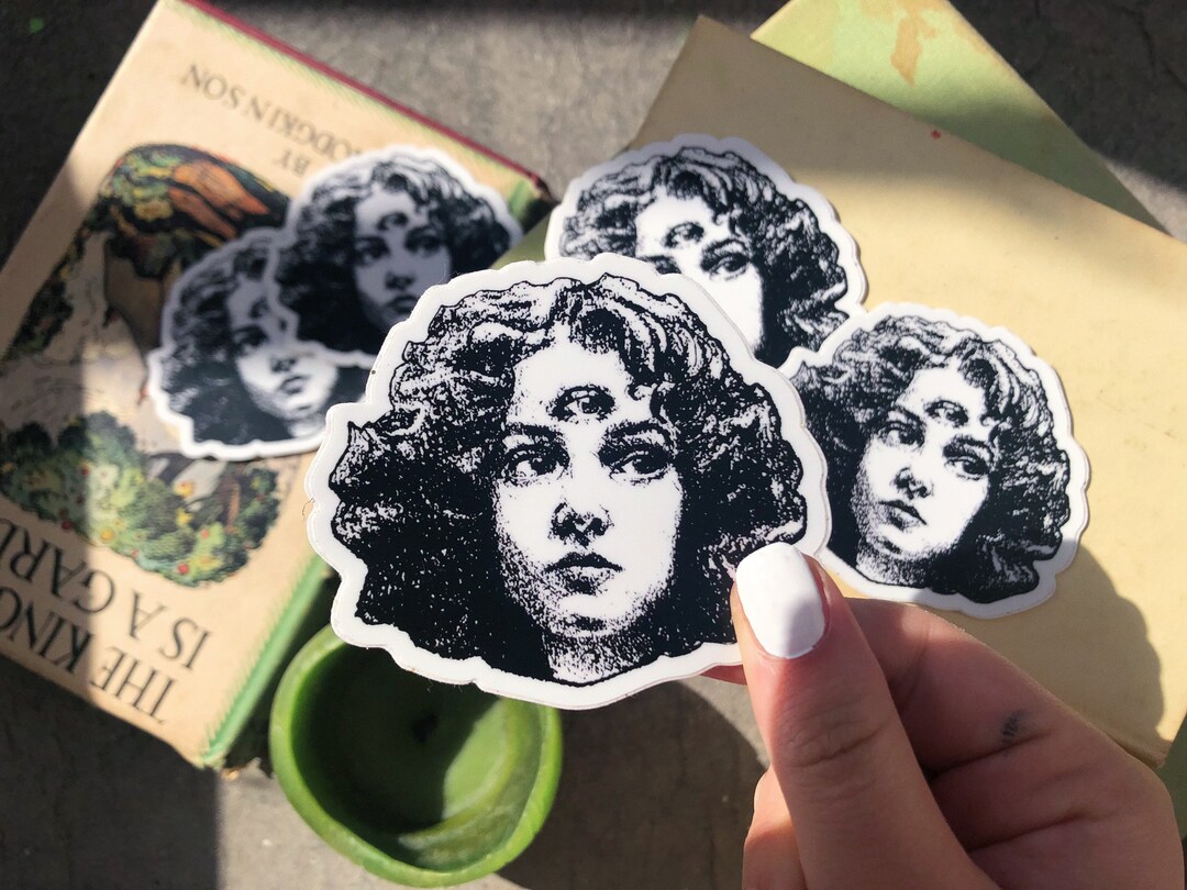 Three Eyed Girl | Mono Vintage Stickers Vinyl Decal Laptop Tablet - Etsy