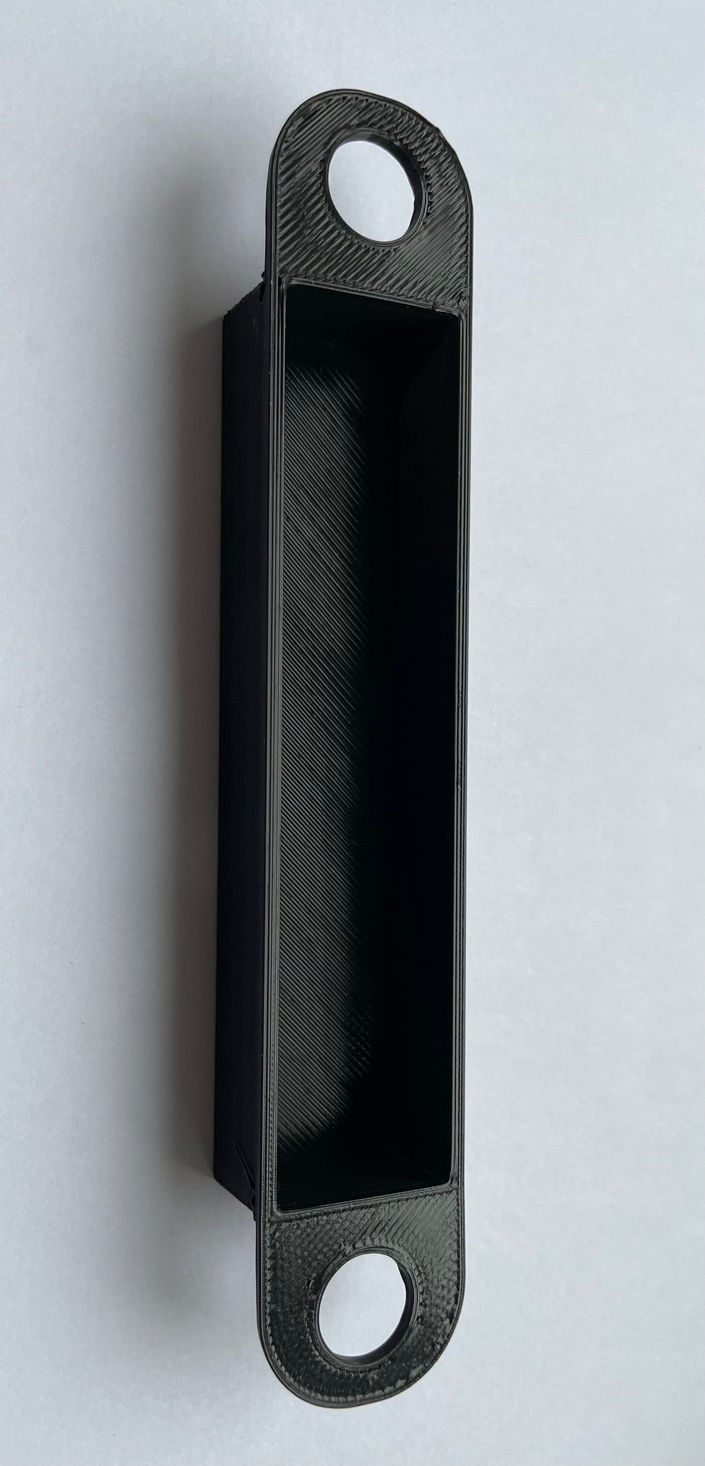 2x Pack Bathroom Door Frame Strike Plate Dust Boxes in Black - Fast ...