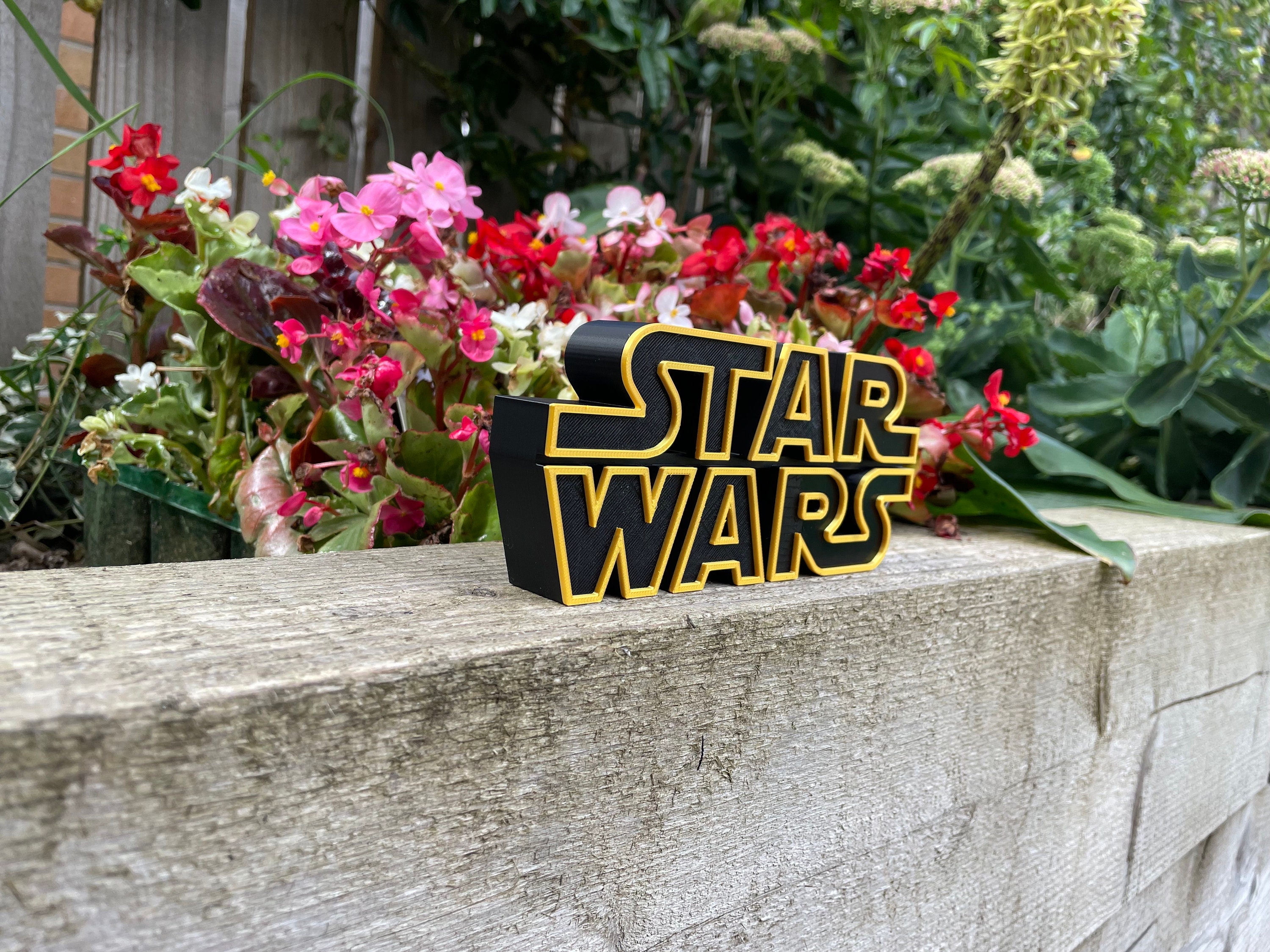 STAR WARS Freestanding Logo Ideal for Displaying With - Etsy