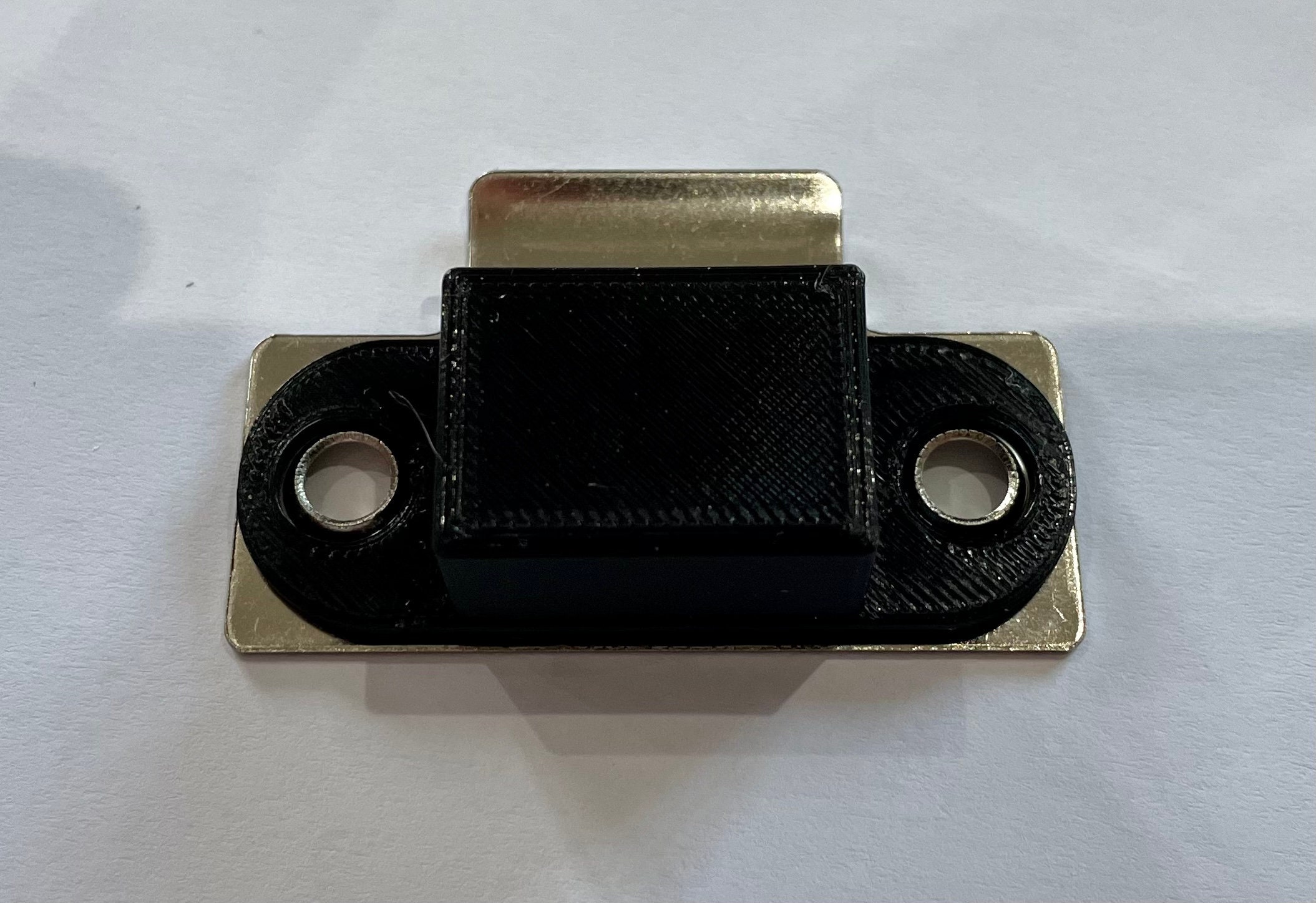 10x Pack Door Frame Strike Plate Dust Box in Black Fast Free Postage UK ...