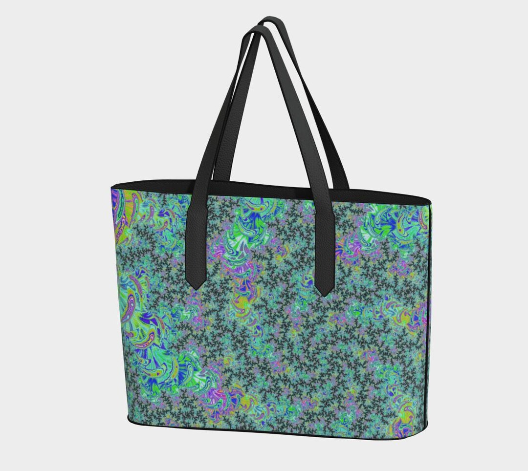 Colorful Groovy Eclectic Trippy Spiral Fractal Abstract Art Vegan ...