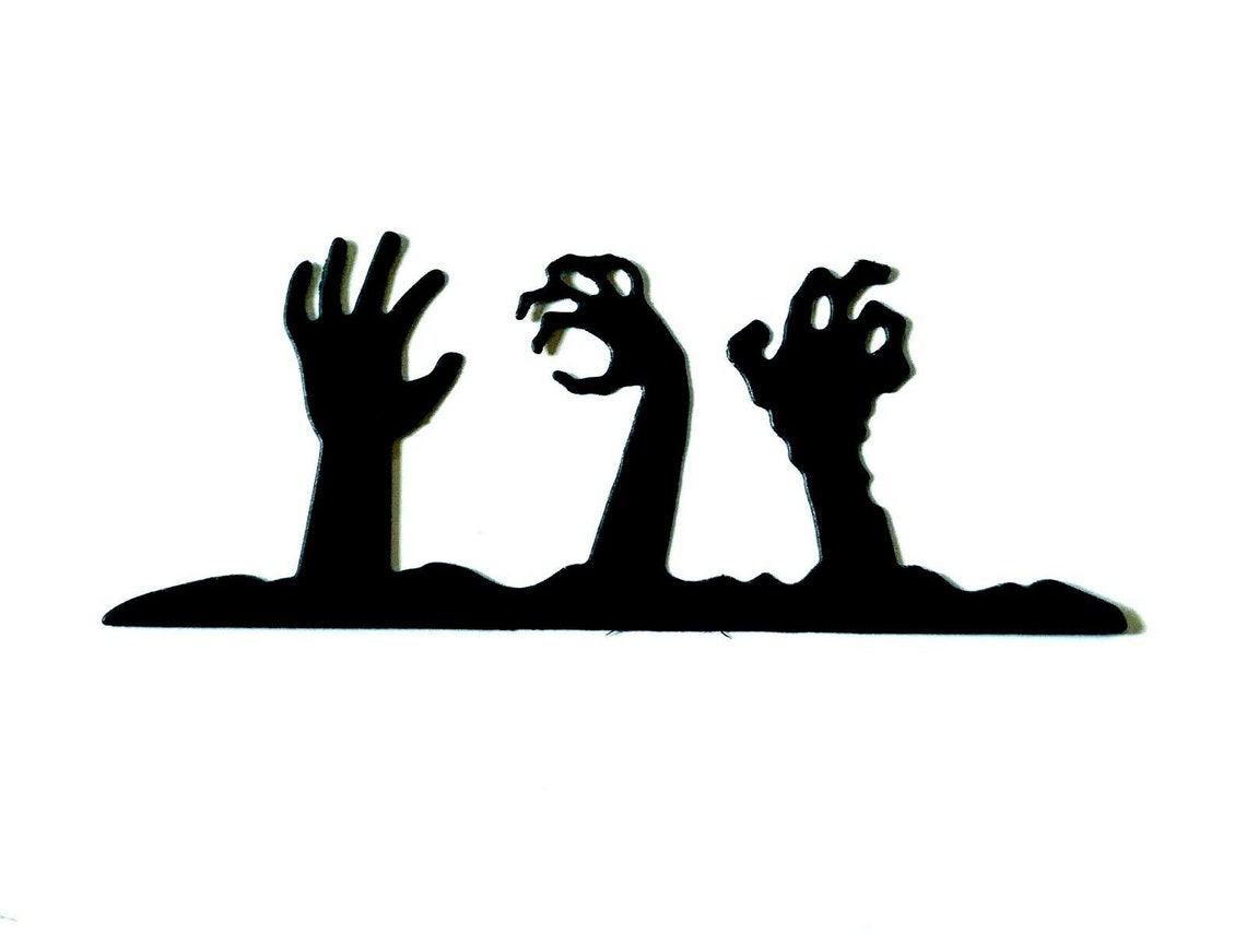 7 CREEPY ZOMBIE HAND /Hands Coming Out of the Ground Grave | Etsy