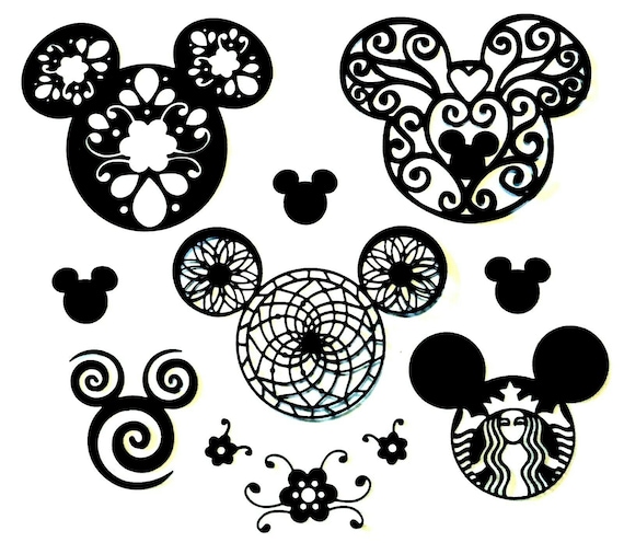 Disney MICKEY MOUSE Head/ Head's Intricate MANDALA Design - Etsy