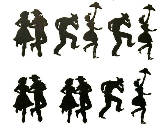 COWBOY & COWGIRL Square DANCING hoedown - Etsy