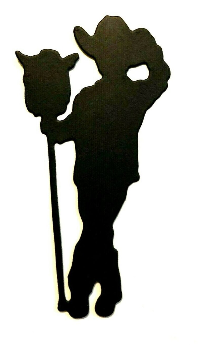 Little Boy RIDING A STICK HORSE Playing Cowboy Silhouette Die - Etsy