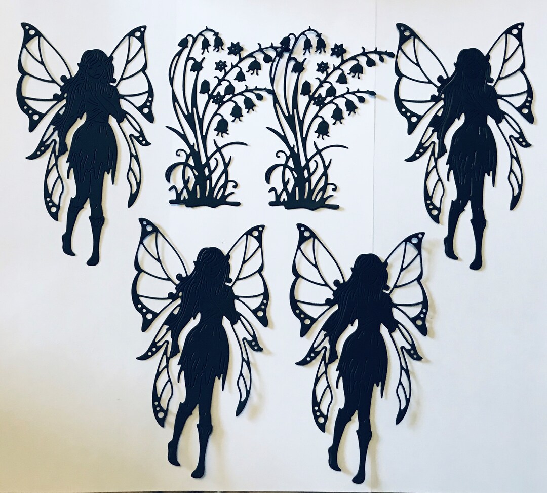 AURORA the Fancy Wing FAIRY/ Fairies & Virginia Blue Bell Flowers ...