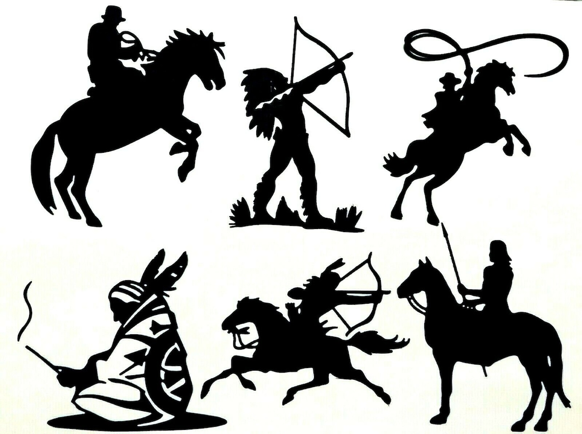 Lets Play COWBOYs & INDIANs NATIVE American Cowboy and | Etsy