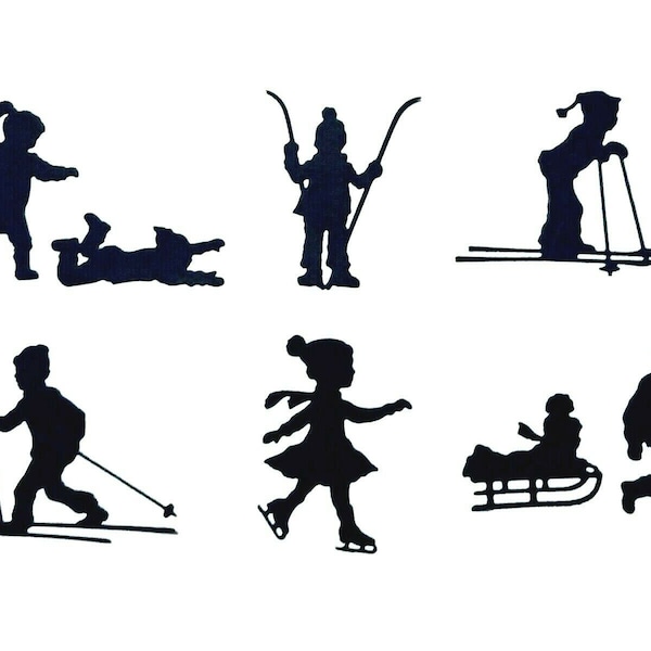 Silhouette Winter - Etsy