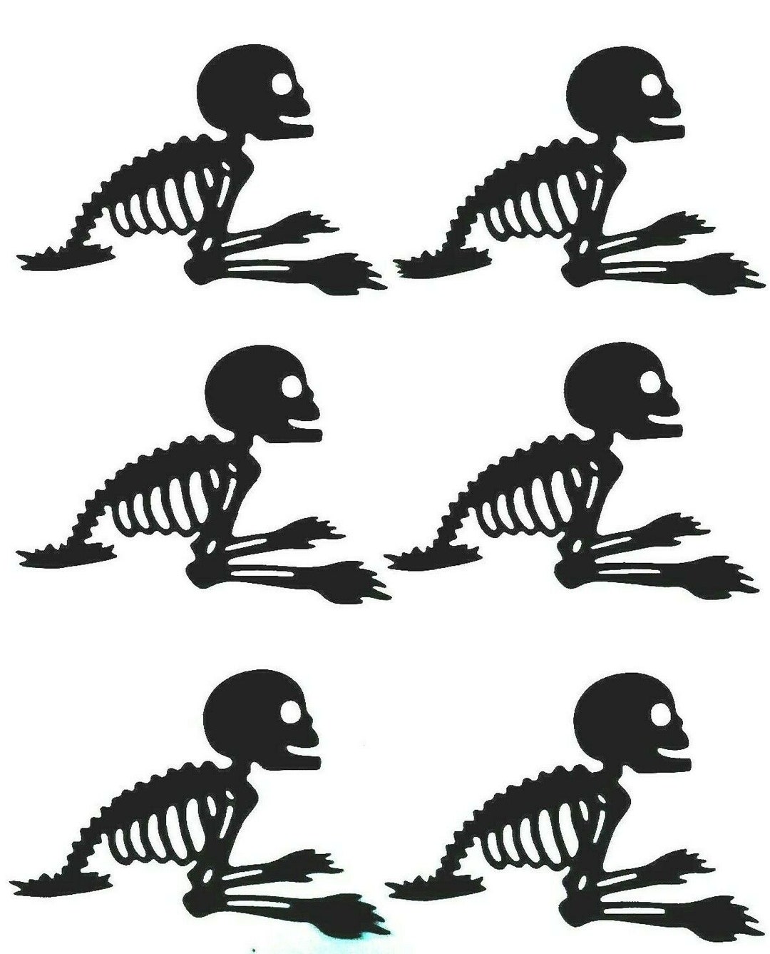 SKELETON CLIMBING Clawing Out of the GROUND Silhouette Die - Etsy