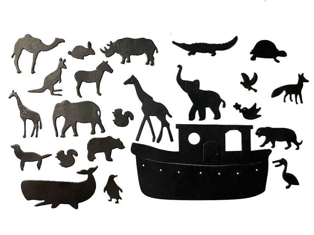 Noahs Ark Animal Cutouts Noah's Ark Animal Book Panel By Stacy Iest