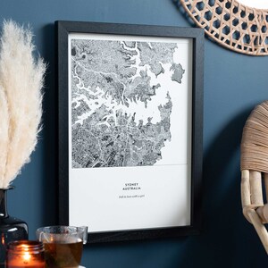 Any Location Map Art Riso Print in Plant-based Ink - Etsy UK