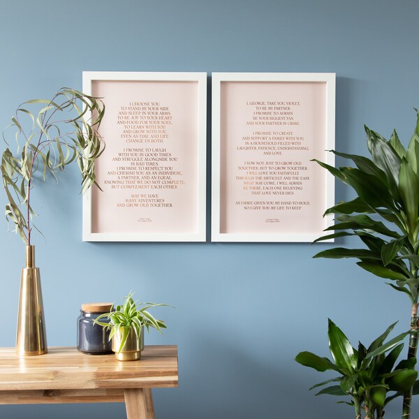Wedding Vows - Etsy UK
