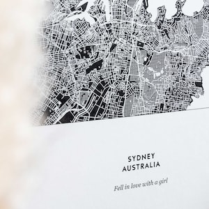 Any Location Map Art Riso Print in Plant-based Ink - Etsy UK