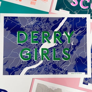 Custom Riso Typography Travel Map Print With Text Housewarming Print ...