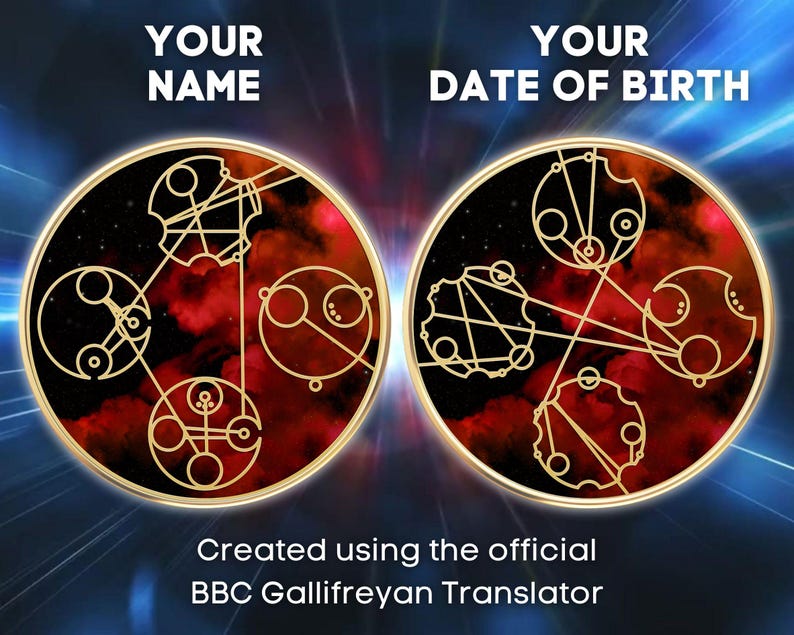 Custom Gallifreyan Name Mug, Doctor Who Fan Gift - Etsy