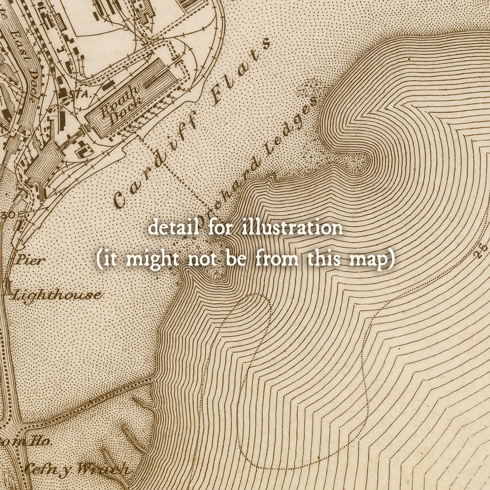 Eastbourne Map Old Eastbourne Map Vintage Map City Map | Etsy