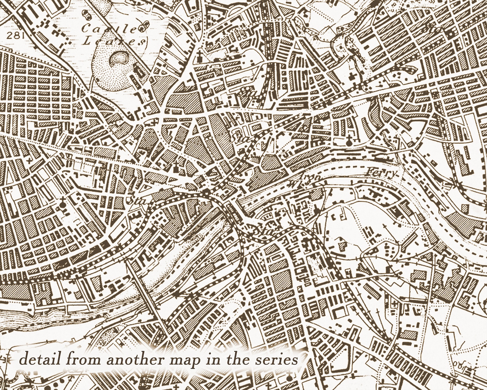 Manchester Map Old Manchester Map Vintage Map City Map - Etsy UK