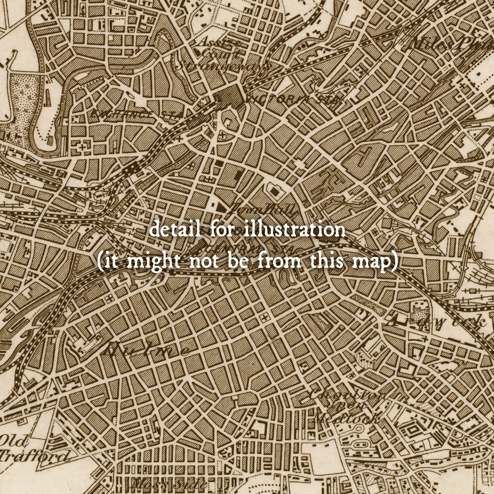 Leeds Map Old Leeds Map Vintage Map City Map Print Gift | Etsy