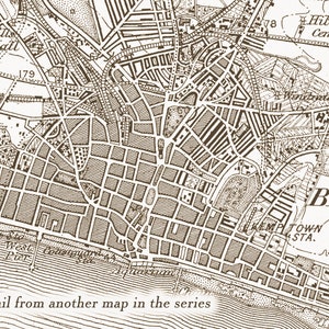 Newcastle Upon Tyne Map Gateshead Map Vintage Map City Map - Etsy UK