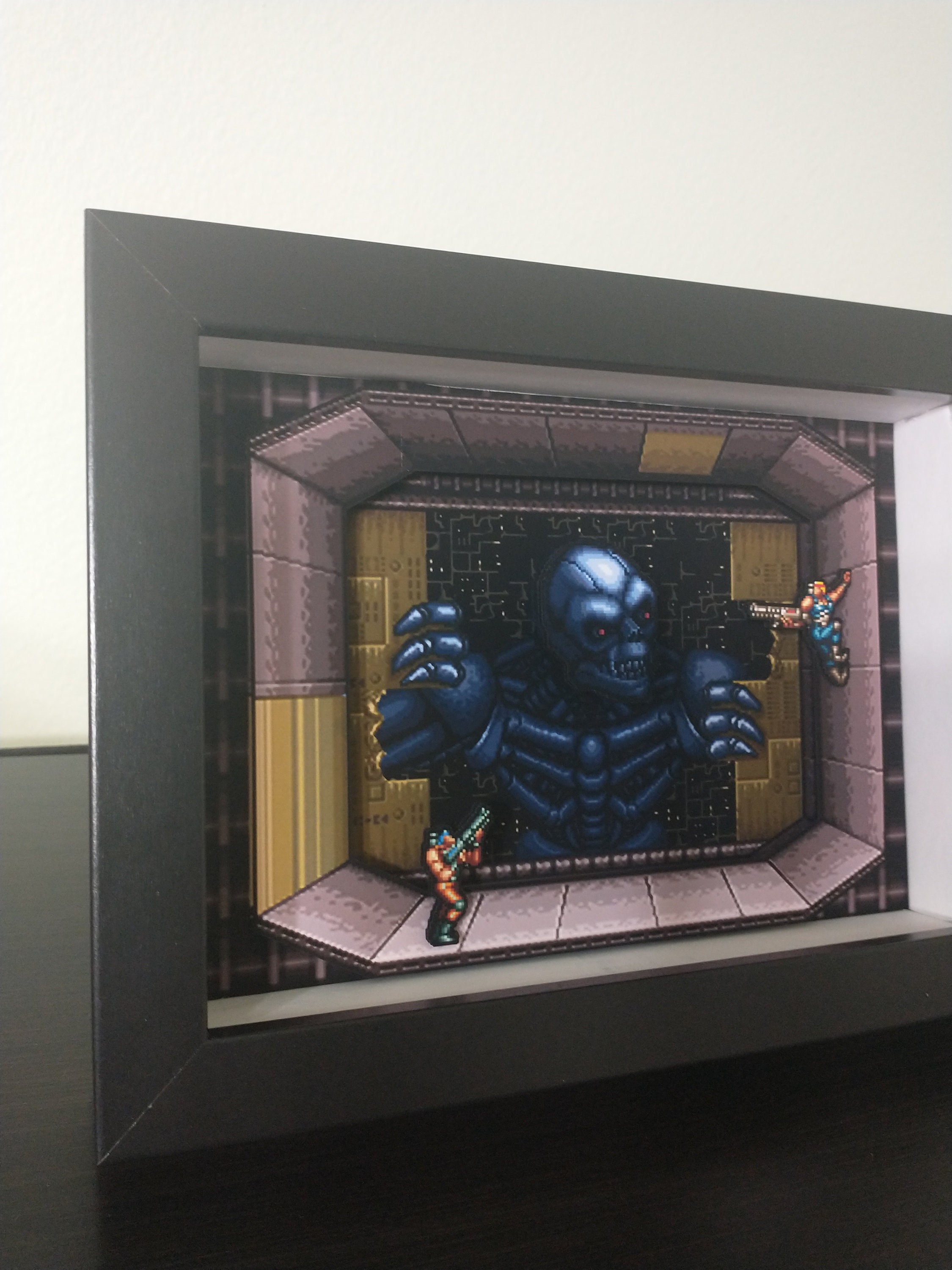 Contra Shadow Box Diorama 3D Pop Art - Etsy