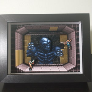 Contra Shadow Box Diorama 3D Pop Art - Etsy
