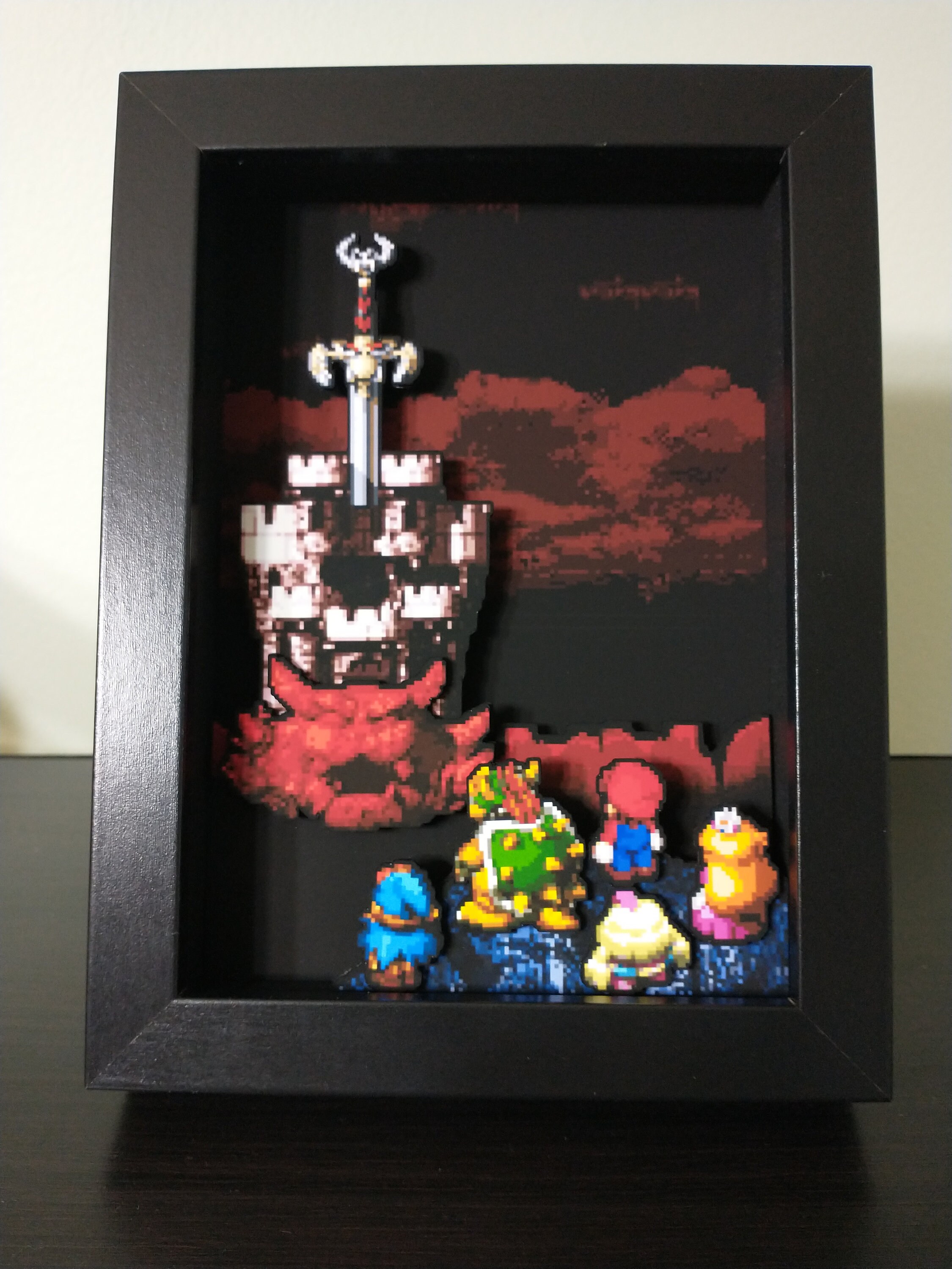 Super Mario RPG Shadow Box Diorama 3D Pop Art - Etsy