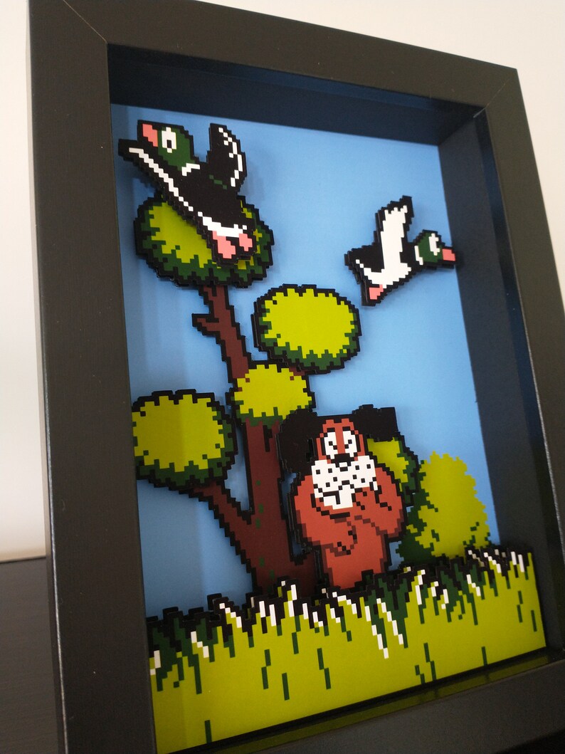 Duck Hunt Shadow Box Diorama 3D Pop Art - Etsy Canada