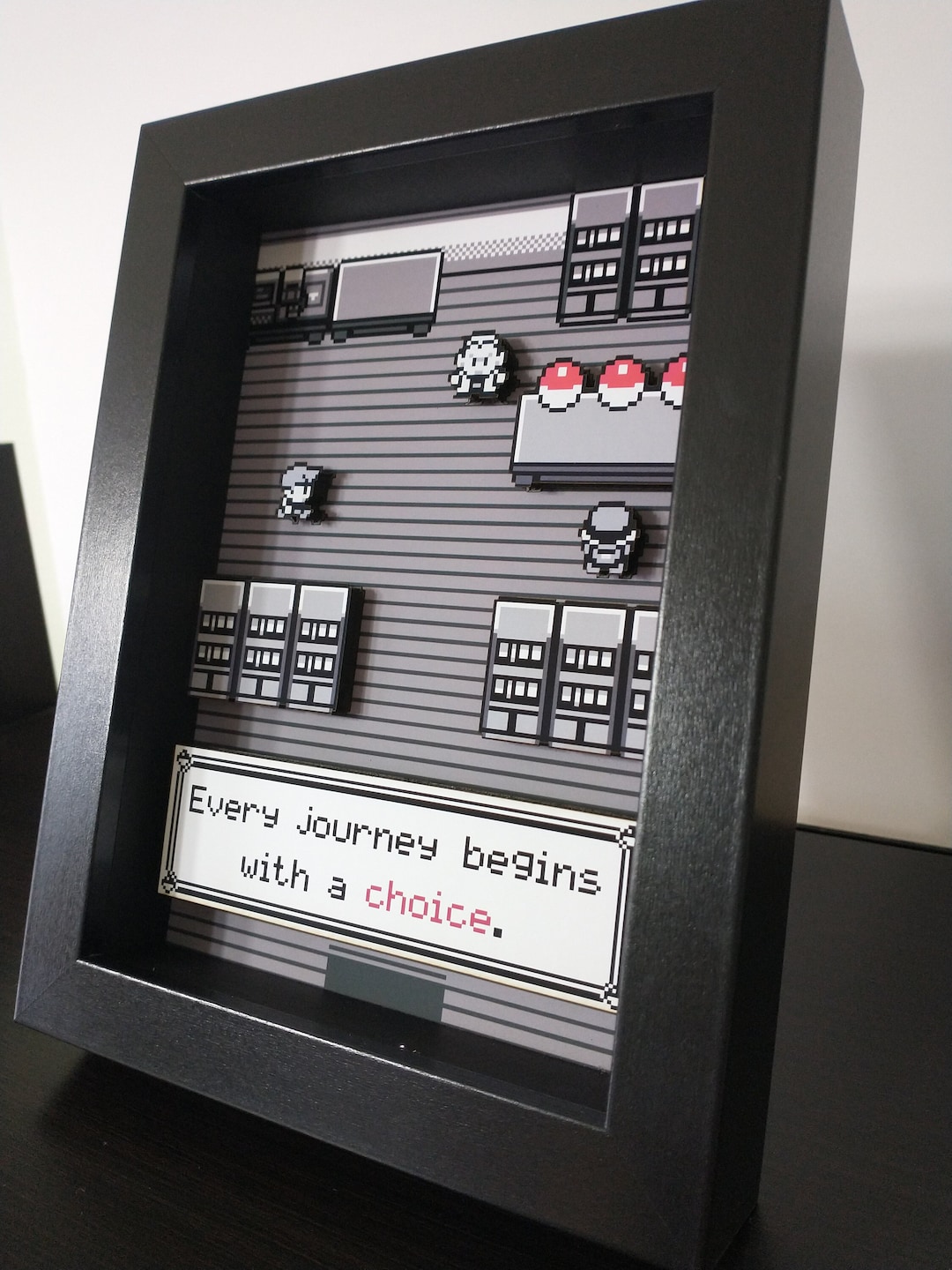 Pokemon! Every Journey Begins With a Choice! Shadow Box Diorama 3D Pop ...