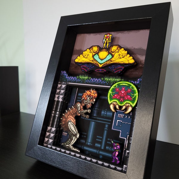 Retro Shadow Box - Etsy