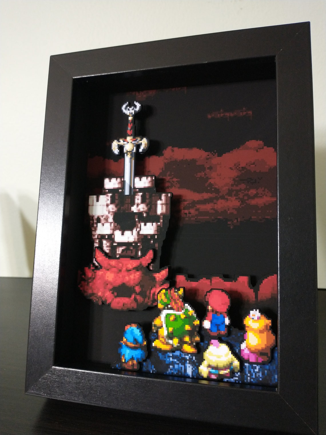 Super Mario RPG Shadow Box Diorama 3D Pop Art - Etsy