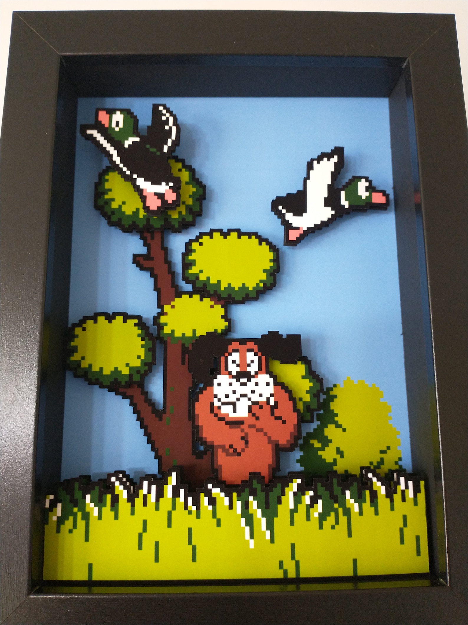 Duck Hunt Shadow Box Diorama 3D Pop Art - Etsy
