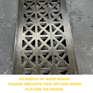 Bespoke Brass Air Vents Handcrafted Design & Custom Options - Etsy