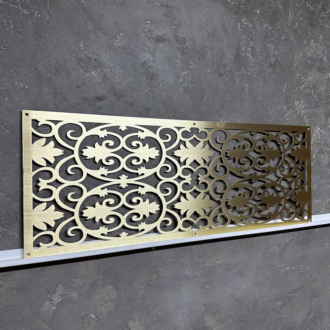 Custom Brass Return Air Vent Covers | Floor, Wall, Ceiling - Etsy