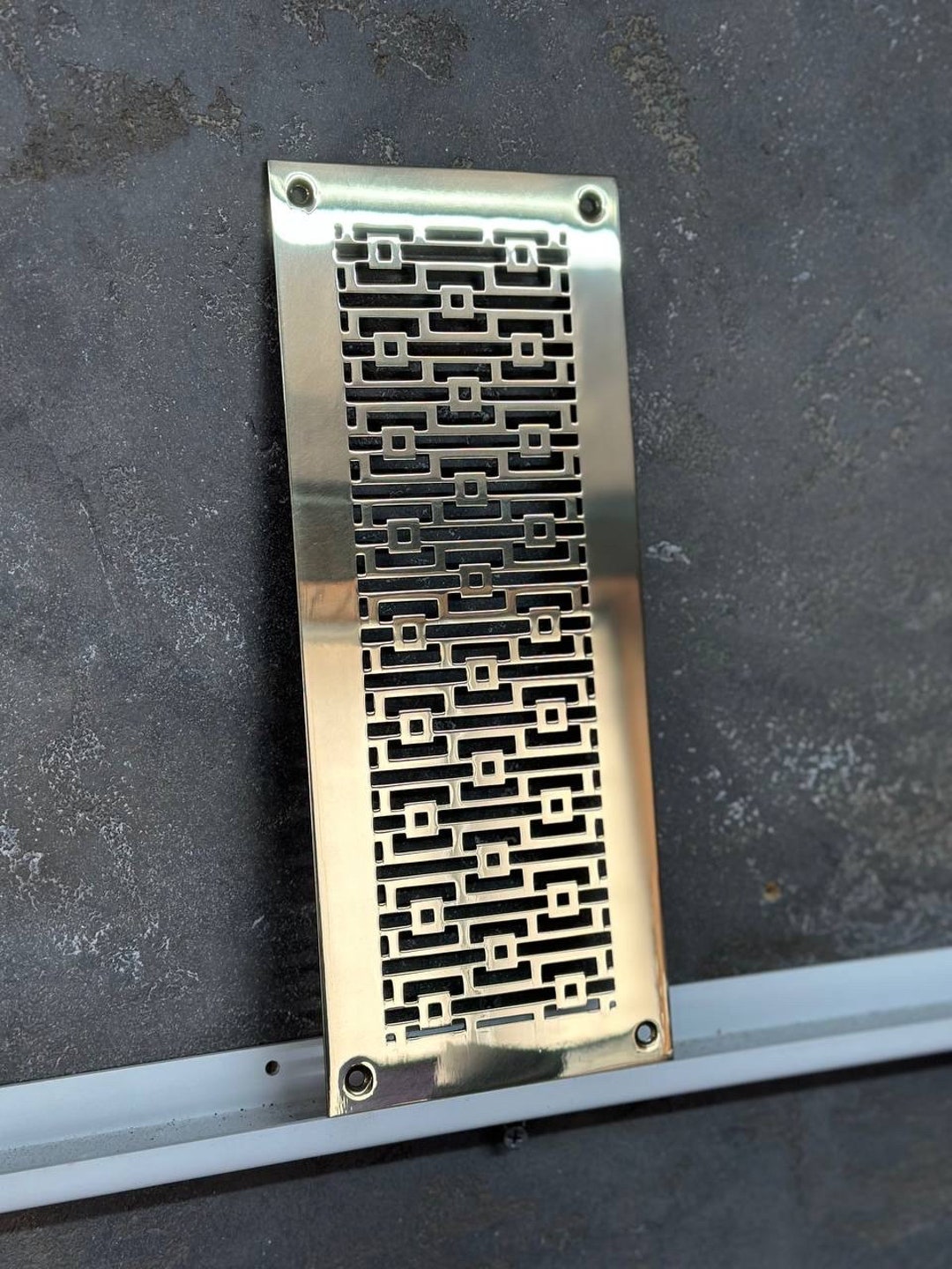 Elegant Polished Brass Air Vent Covers | Tailored Sizes & Finishes - Etsy