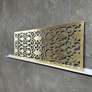 Custom Brass Return Air Vent Covers | Floor, Wall, Ceiling - Etsy