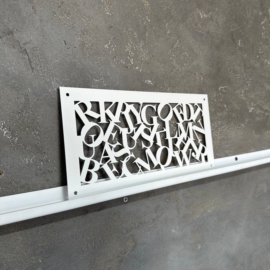 Custom Size Steel Letters Air Vent White Air Vent Supply Vent ...