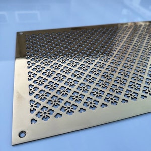 Elegant Pure Brass Air Vent Covers. Elevate Your Decor by Customizing ...
