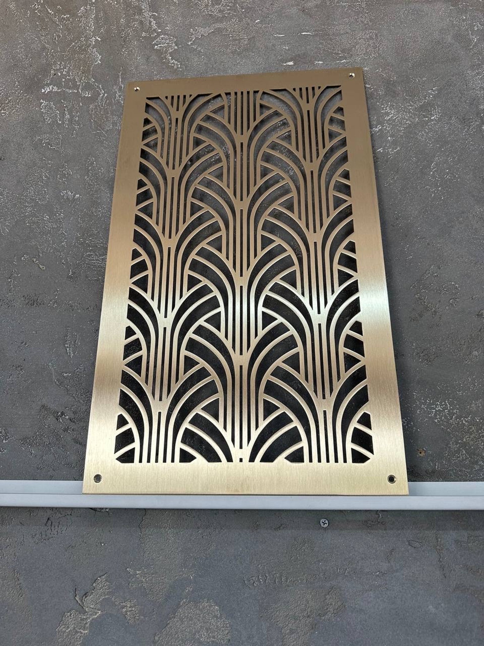 Brass Floor and Wall Radiator Cover: Elegance and Functionality ...